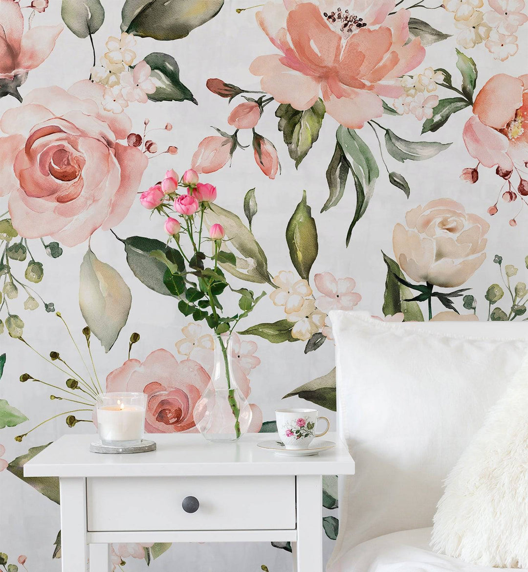 Buy Floral Wallpaper Online | Flower Designs by Walltrendz